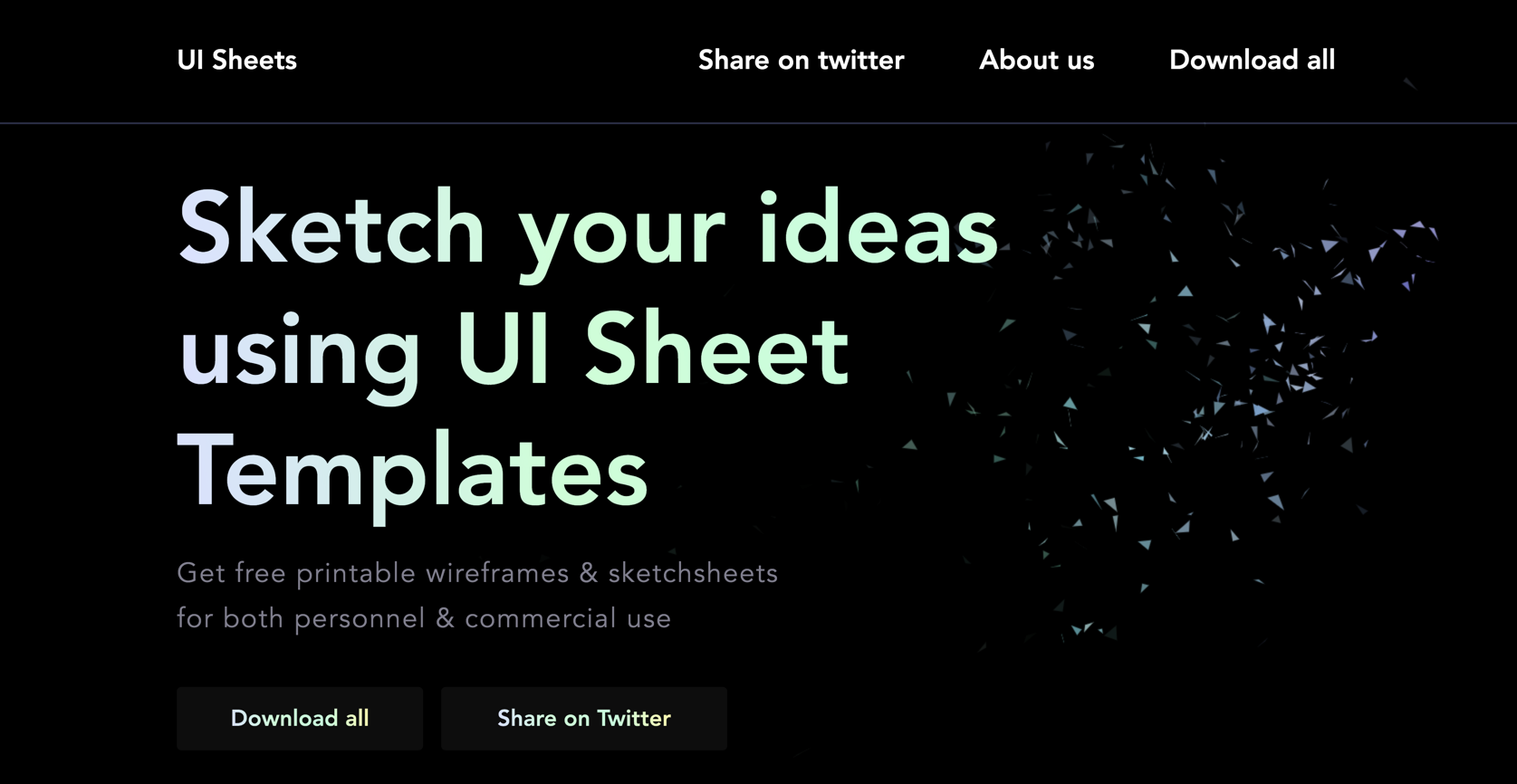 UI Sheets